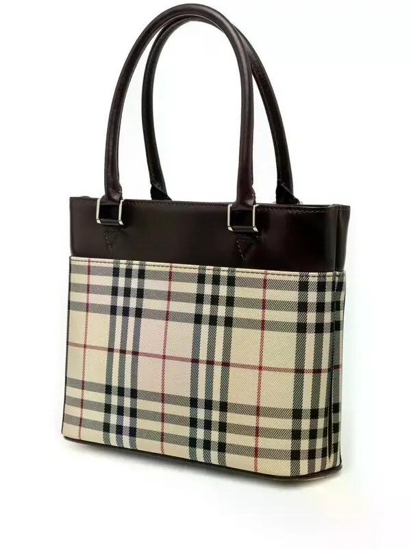 Burberry House Check Canvas Handbag