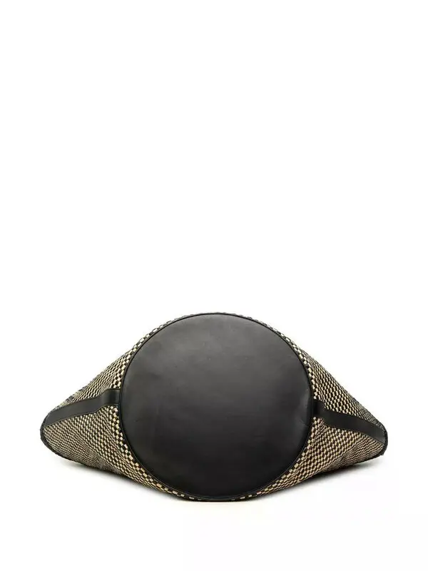 Saint Laurent Raffia Panier Basket Shopper Tote Bag