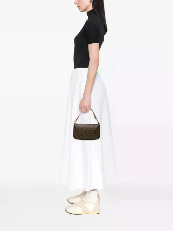 LOUIS VUITTON 2002 Monogram Pochette Accessoires Shoulder Bag