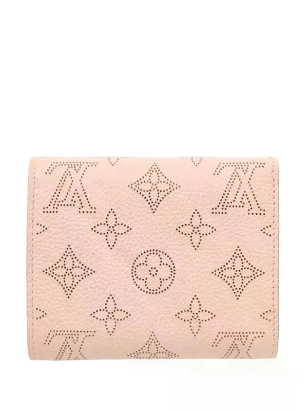 LOUIS VUITTON 2000-2026 Monogram Mahina Iris Compact Wallet Small Wallets