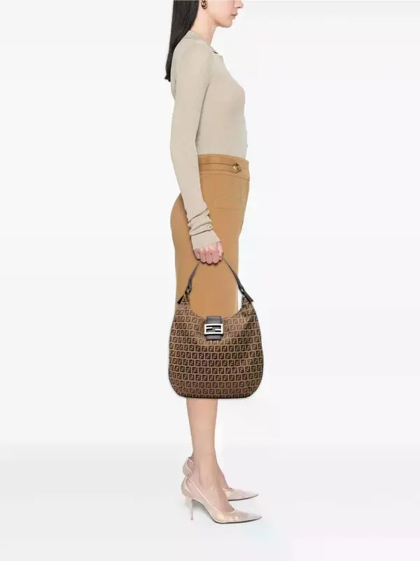 Fendi 2010-2010 Zucchino Canvas Shoulder Bag