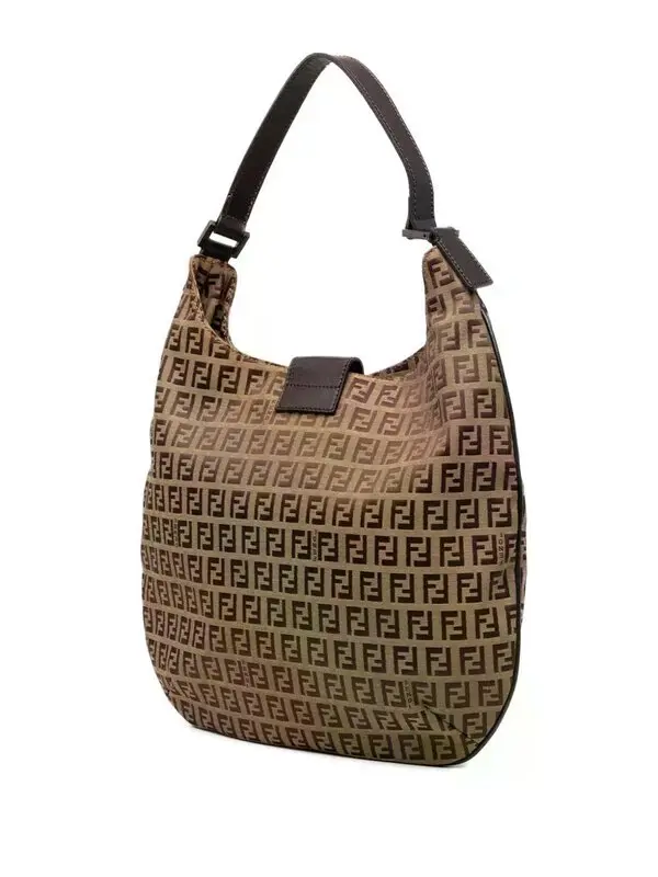 Fendi 2010-2010 Zucchino Canvas Shoulder Bag