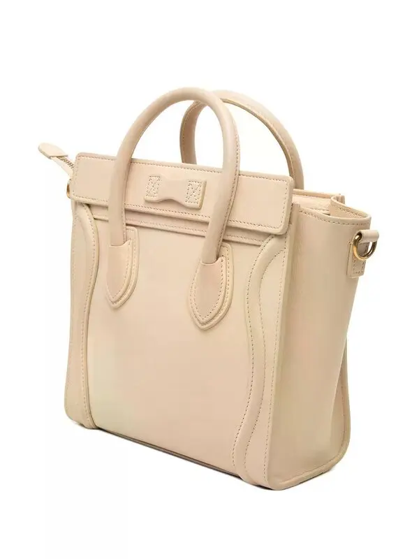 Celine Nano Leather Luggage Tote Satchel