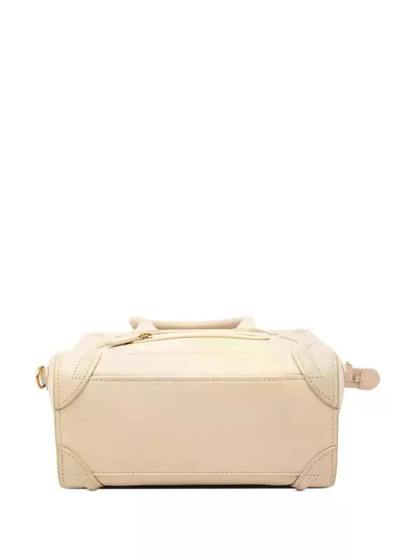 Celine Nano Leather Luggage Tote Satchel