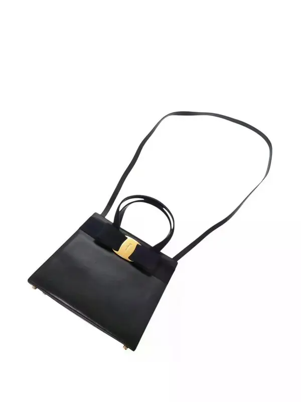 FERRAGAMO Leather Vara Bow Satchel