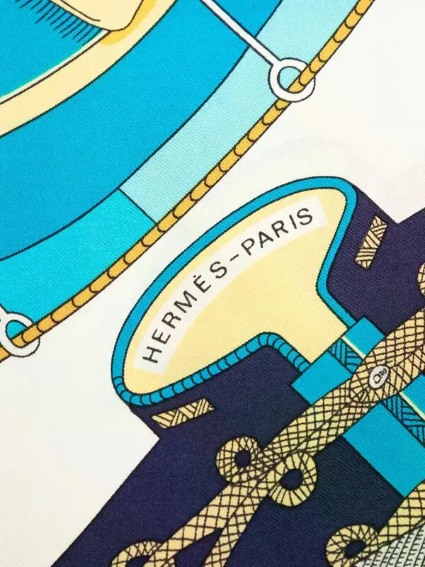 Hermès 1980-2000 Circus Silk Scarf 90 Scarves