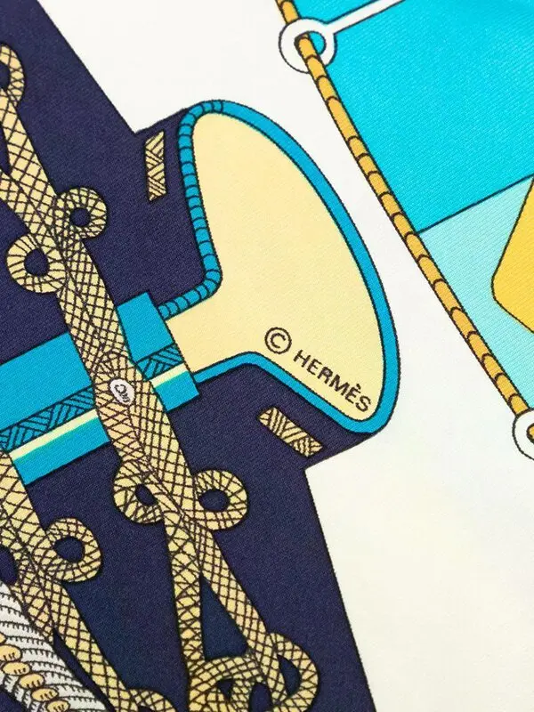 Hermès 1980-2000 Circus Silk Scarf 90 Scarves