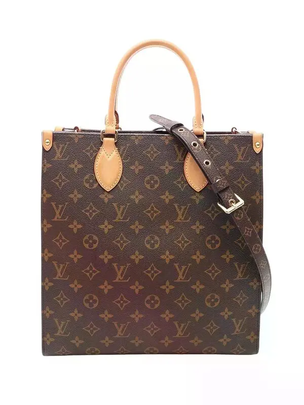 LOUIS VUITTON Monogram Sac Plat Pm Satchel