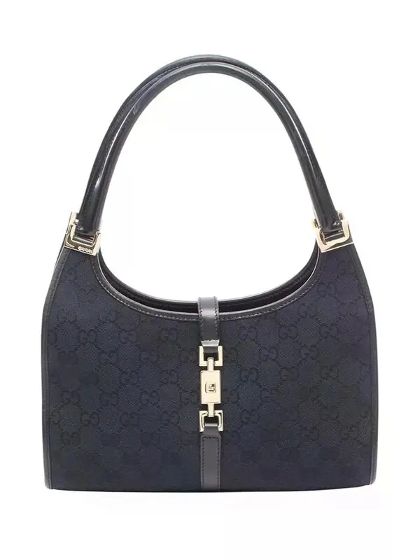 Gucci 2000-2015 Gg Canvas Jackie Shoulder Bag - Black