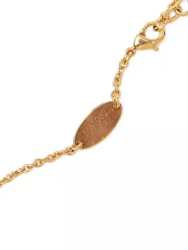 LOUIS VUITTON Essential V Plated Necklace