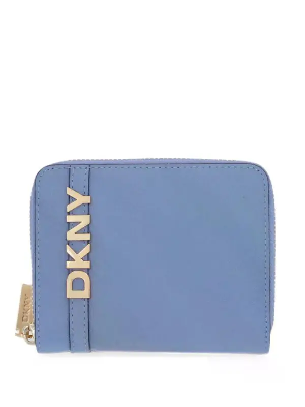 Dkny Logo-plaque Wallet - Blue