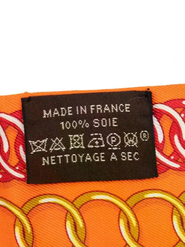 Hermès 2000-2026 Maillons Silk Twilly Scarf Scarves