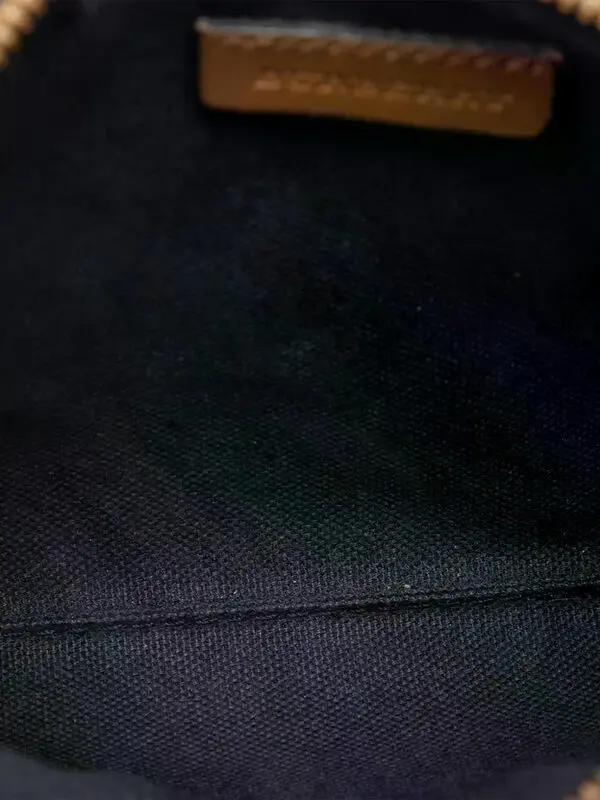 Burberry House Check Canvas Wristlet Clutch