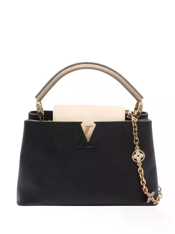 LOUIS VUITTON 2013-2025 Taurillon Capucines Mm Satchel