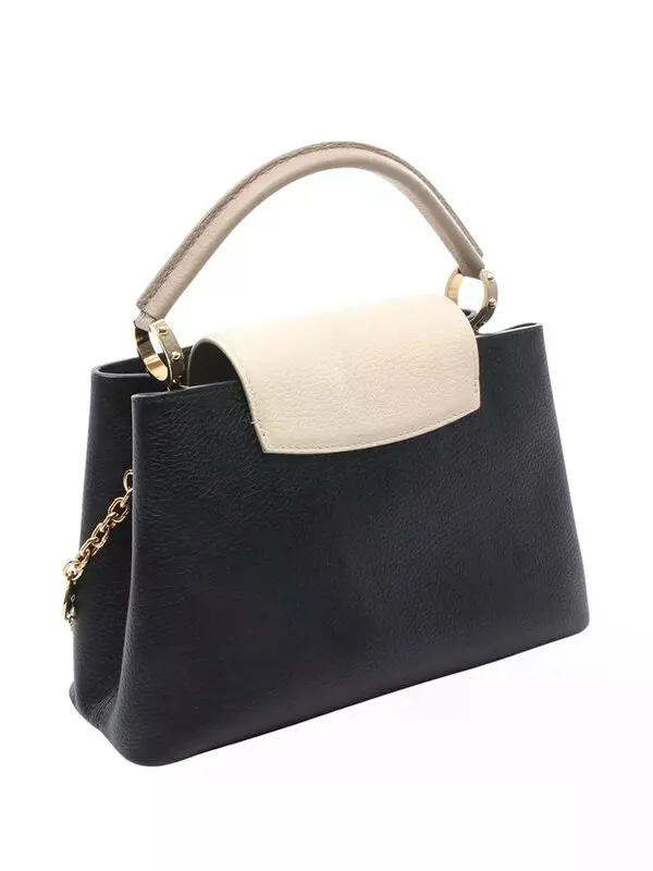 LOUIS VUITTON 2013-2025 Taurillon Capucines Mm Satchel
