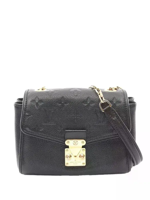 LOUIS VUITTON Monogram Empreinte Saint Germain Bb Shoulder Bag - Black