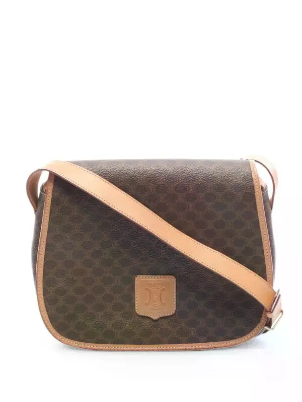 Celine Macadam Cross Body Bag - Brown