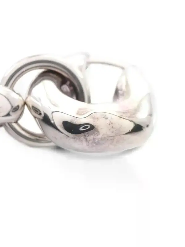 JIL SANDER Feather Hoop Earrings