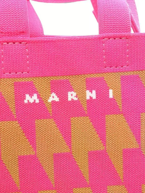 Marni Nano Houndstooth Crossbody Bag