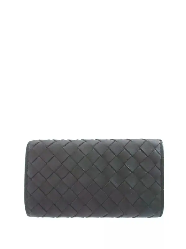 Bottega Veneta 1990-2000 Nappa Intrecciato 6 Ring Case Key Holder