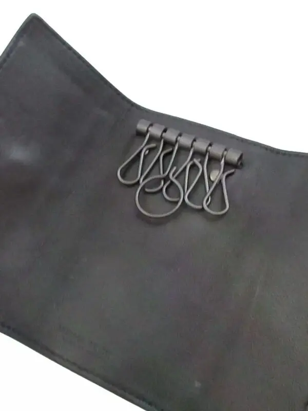 Bottega Veneta 1990-2000 Nappa Intrecciato 6 Ring Case Key Holder