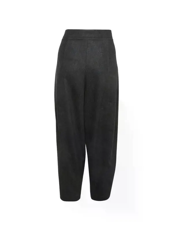 Giorgio Armani Wool Blend Barrel Trousers