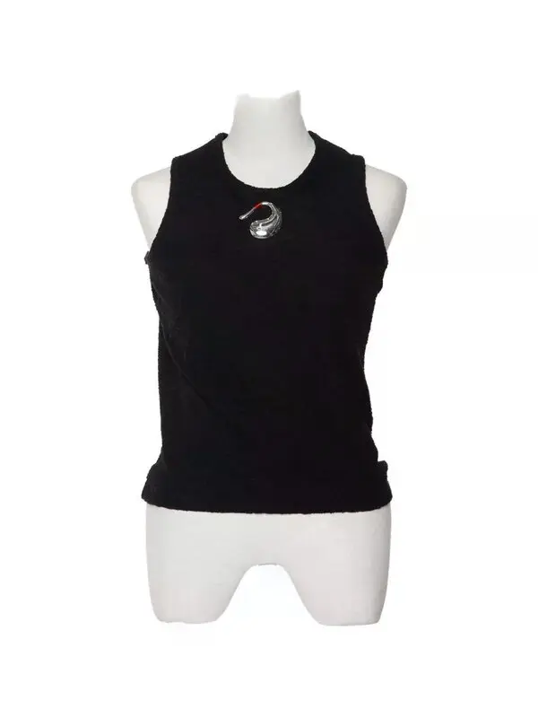 MULLER OF YOSHIOKUBO Twist Detail Tank Top - Black