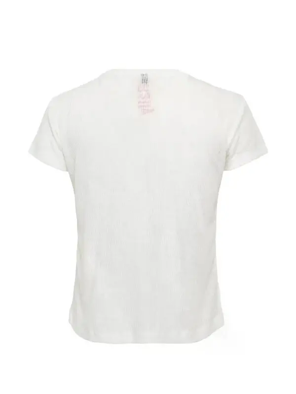 RALLY MOVEMENT Ribbed Knit T-shirt