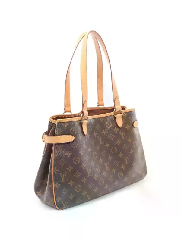 LOUIS VUITTON Monogram Canvas Batignolles Horizontal Tote Bag - Brown