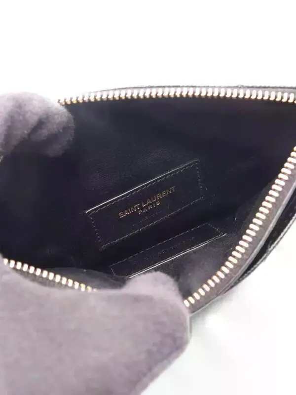 Saint Laurent 2010s Small Quilted Bill Pouch