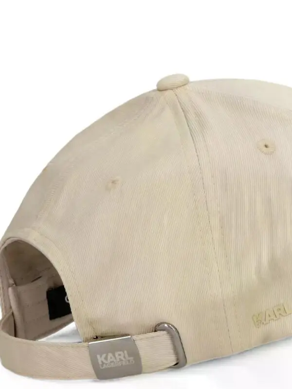 Karl Lagerfeld Logo Plaque Baseball Cap