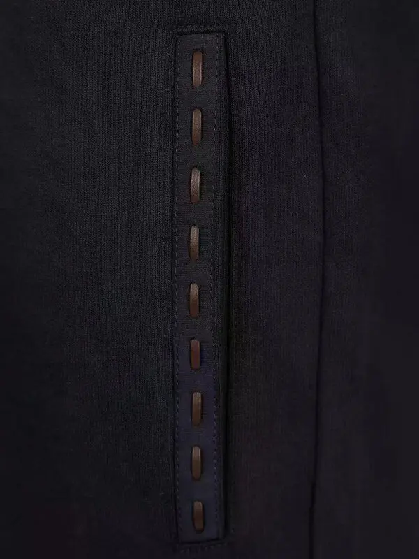 Fendi Cotton Drawstring Track Shorts