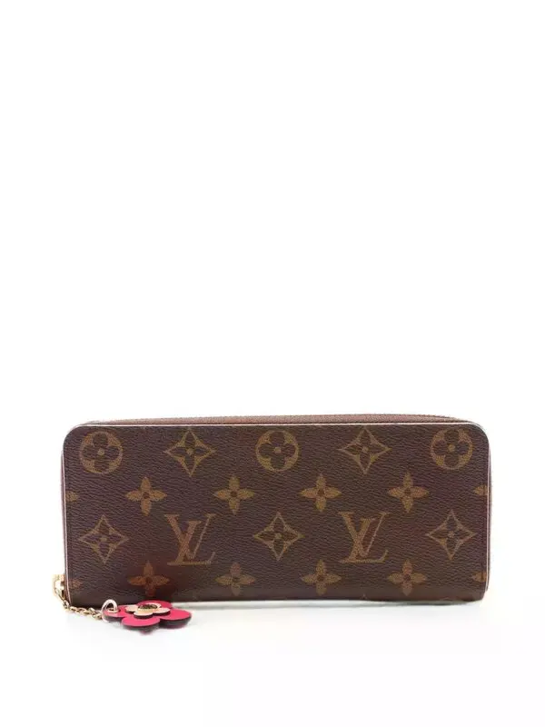 LOUIS VUITTON 2017 Portefeuil Clemence Wallet - Brown