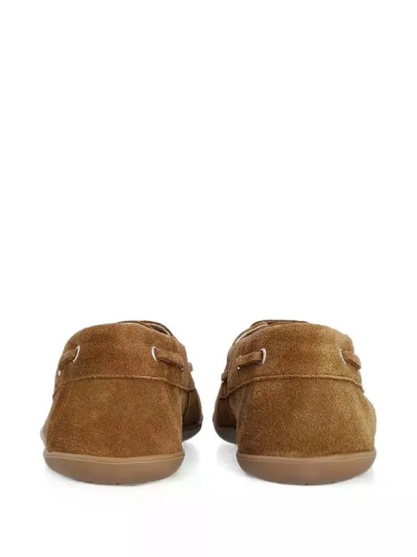 GROUNDIES Bay Lace-up Suede Moccasins