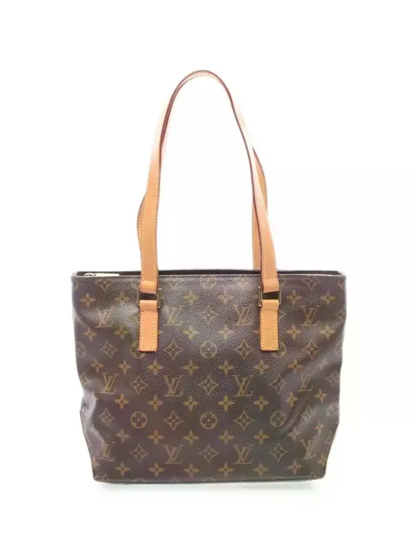 LOUIS VUITTON Monogram Canvas Cabas Piano Shoulder Bag - Brown
