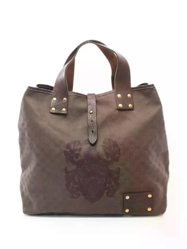 Gucci Large Gg Canvas Tote Bag