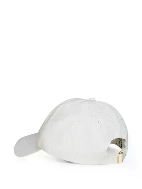 Casablanca X Ladurée Embroidered Cotton Cap