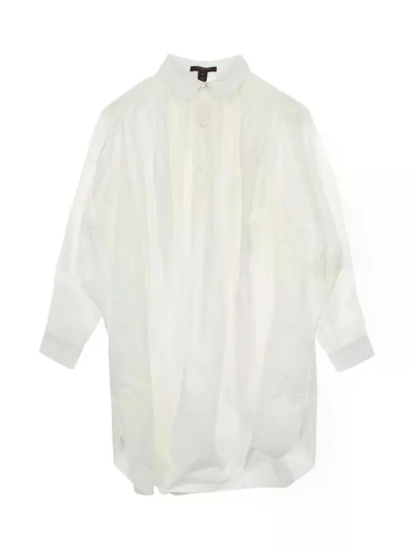LOUIS VUITTON Pleated Detail Shirt Dress