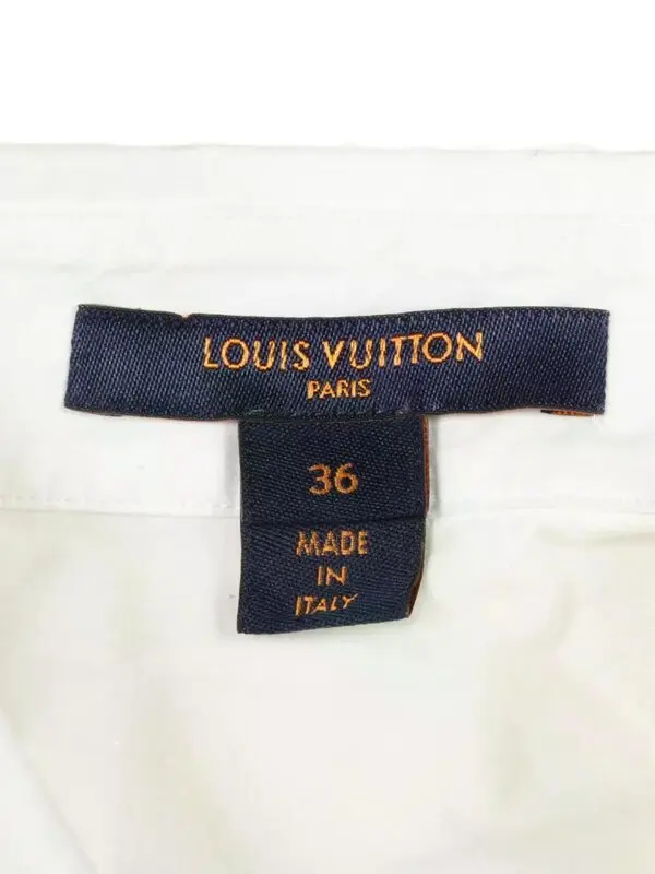 LOUIS VUITTON Pleated Detail Shirt Dress