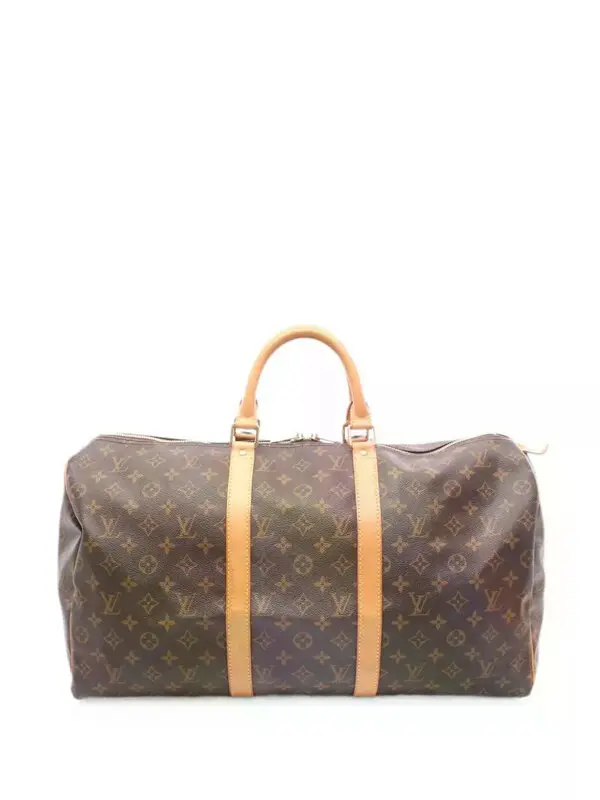 LOUIS VUITTON 2000 50 Keepall Holdall - Brown