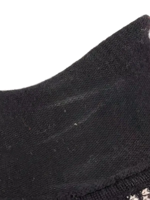 Hermès 2000s Geometric-pattern Turtleneck Sweater