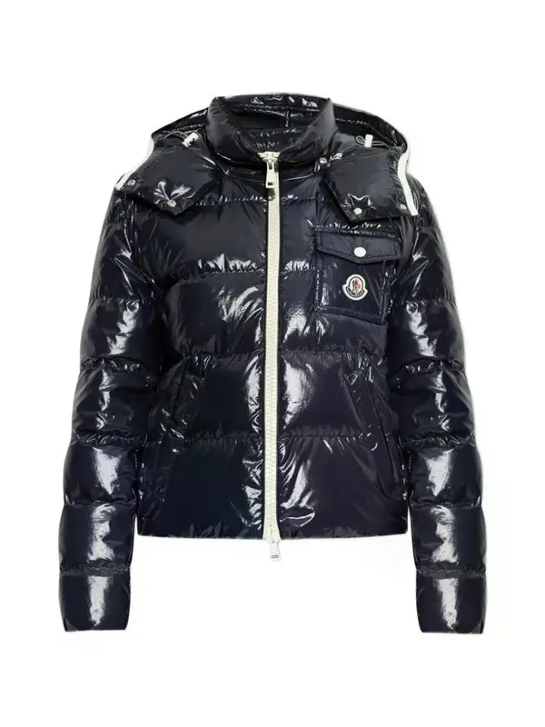 Moncler Andro Hooded Puffer Jacket - Blue