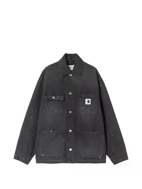 Carhartt Work In Progress Michigan Paint-splatter Coat - Black