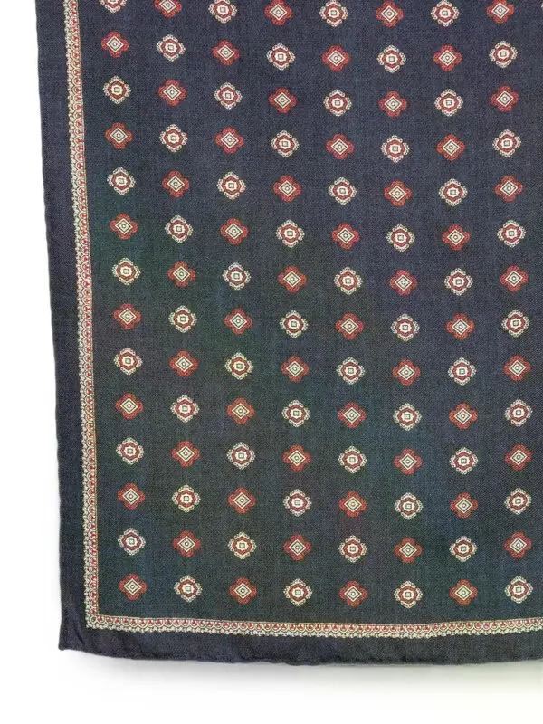Brunello Cucinelli Geometric-print Handkerchiefs