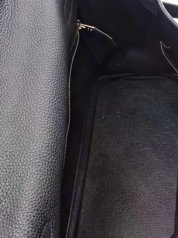 Hermès 32 Kelly Togo Leather Tote Bag - Black