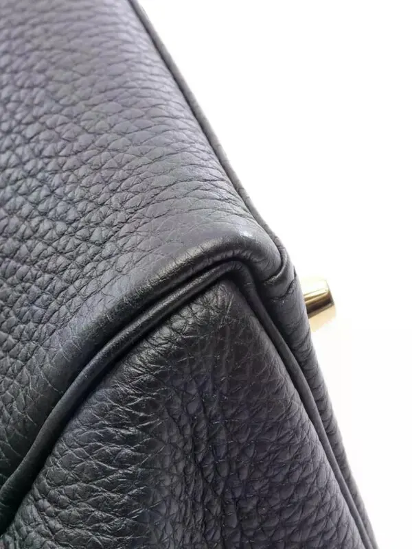Hermès 32 Kelly Togo Leather Tote Bag - Black