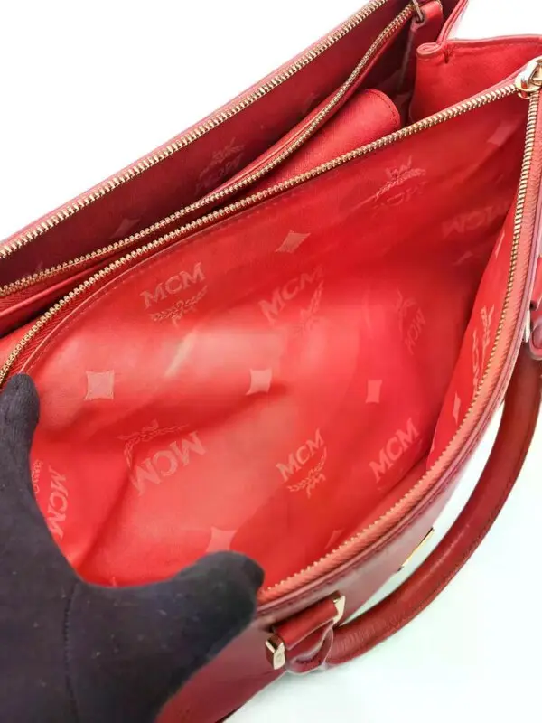 Mcm 2000s Leather Tote Bag