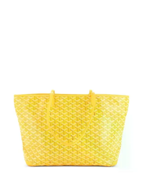 Goyard Artois Tote Coated Canvas Mm Shoulder Bag - Yellow