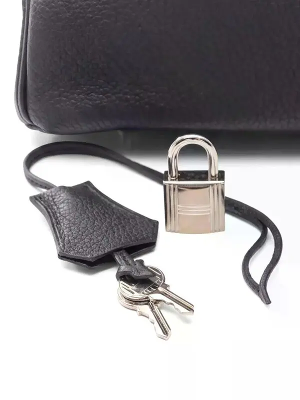 Hermès Handbag With Silver-tone Hardware