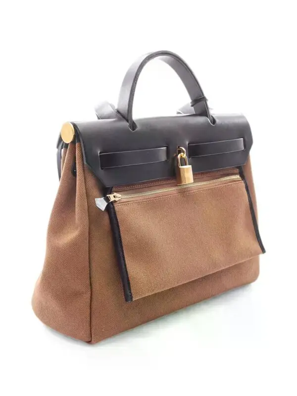 Hermès Herbag Tote Bag - Brown